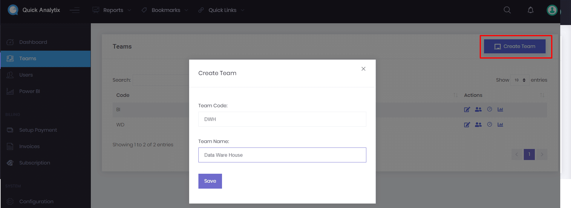 Setup Guide – Quick Analytix